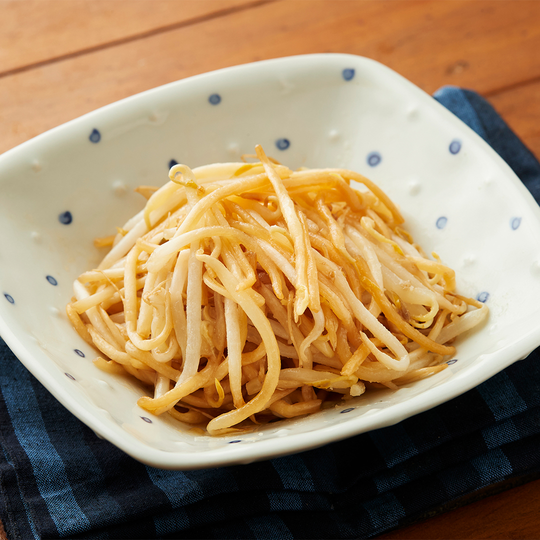 やみつきもやし（濃い味だし使用）｜レシピ｜株式会社にんべん